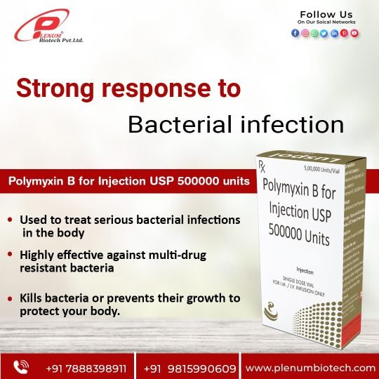 Buy Polymyxin b 500 000 units injection | Luspol Injection | Best Product
