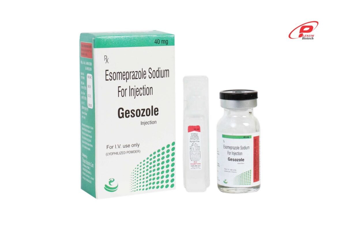 Buy ESOMEPRAZOLE SODIUM INJECTION | GESOZOLE- 40MG INJ | Best Product